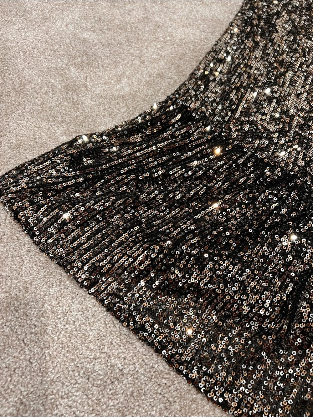 Taylor | Dresses | Taylor Black Sequin Halter Mini Dress | Poshmark